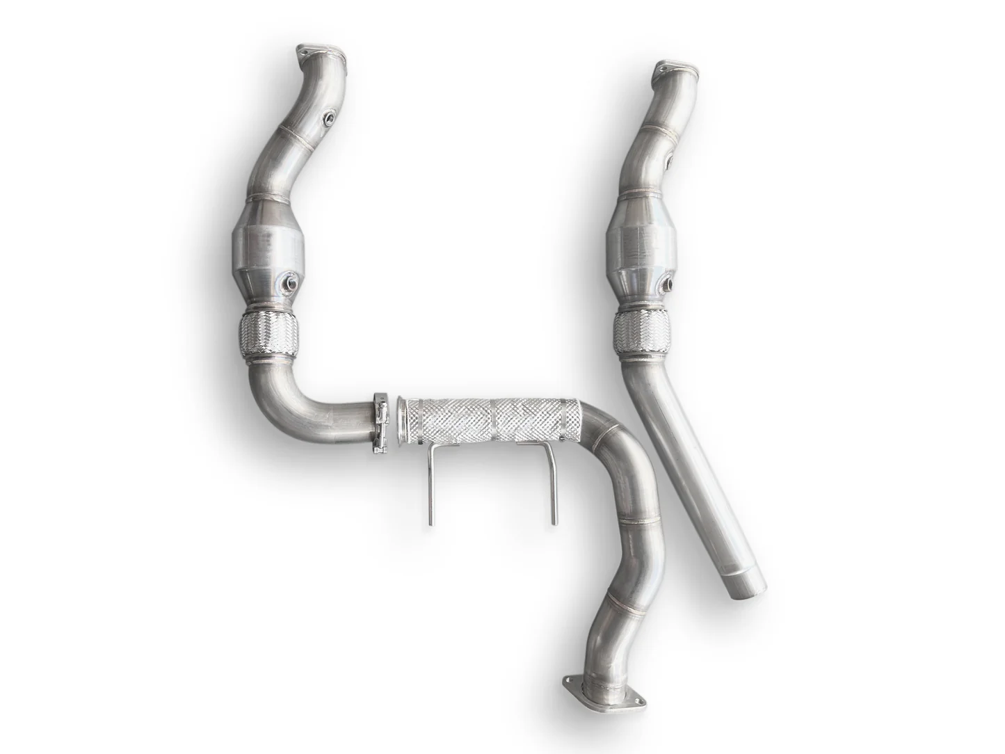 2017-2020 F150 3.5L Raptor CVF Stainless Steel Catted Downpipes with ...