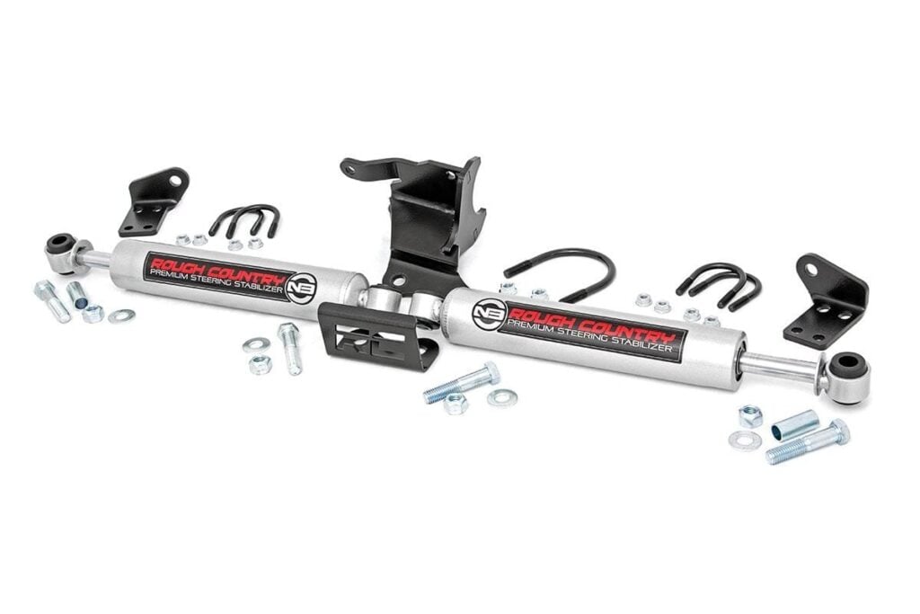 N3 Steering Stabilizer | Dual | 2.5-8 Inch Lift | Jeep Gladiator JT ...