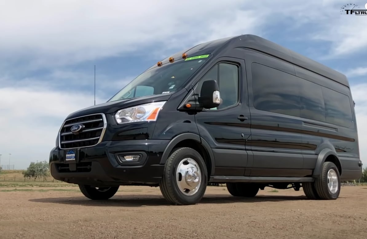 2020 Ford Transit XLT 350HD AWD Van Is a Speedy Twin-Turbo People Mover ...