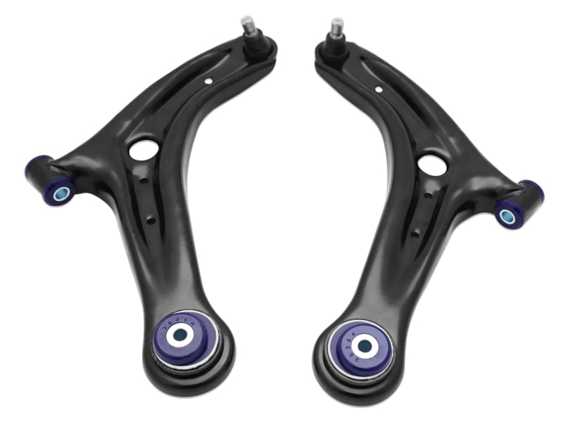 Superpro 13-17 Ford Fiesta Complete Front Lower Control Arm Kit (Caster ...