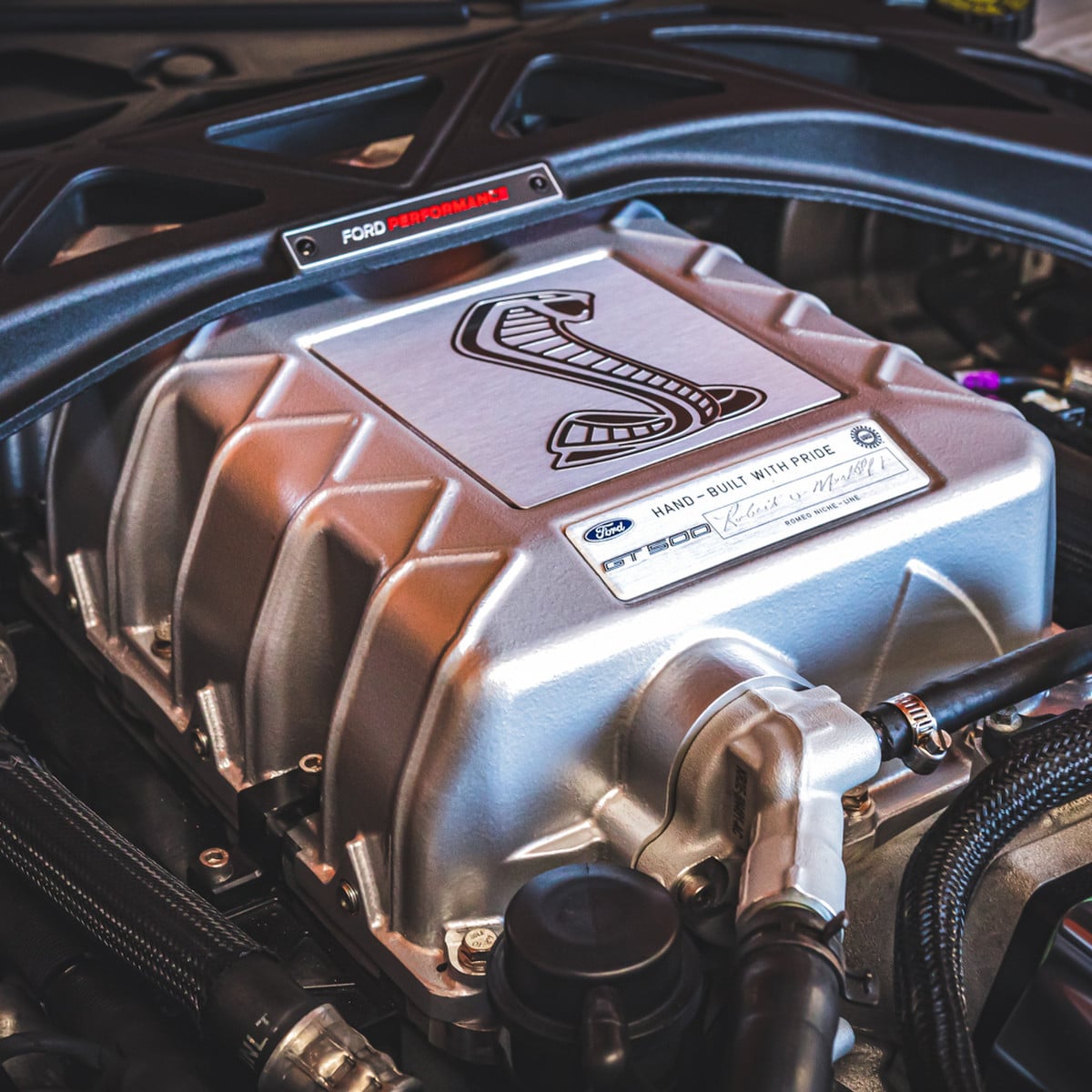 VMP 2020+ Ford Predator Engine Supercharger Lid Upgrade - Silver VMP ...