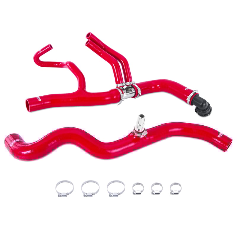 Mishimoto 17-19 Ford Raptor 3.5L EcoBoost Red Silicone Coolant Hose Kit ...