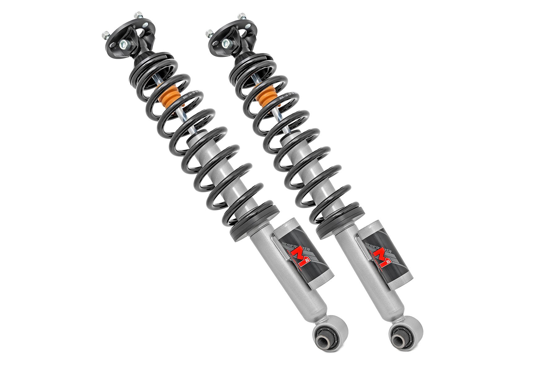M1R Reservoir Loaded Struts | Adjustable Height | Rear | 5 Inch | Ford ...