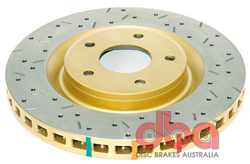 DBA 97-04 Corvette C5/C6 Front Drilled & Slotted 4000 Series Rotor - 5 ...