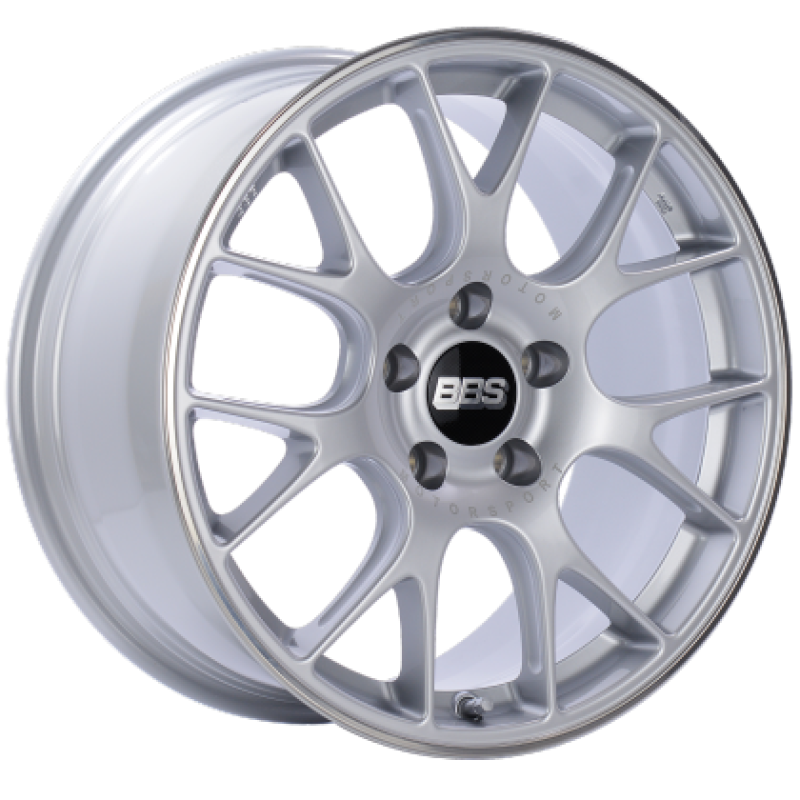 BBS CH-R 19x8.5 5x112 ET40 Brilliant Silver Polished Rim Protector ...